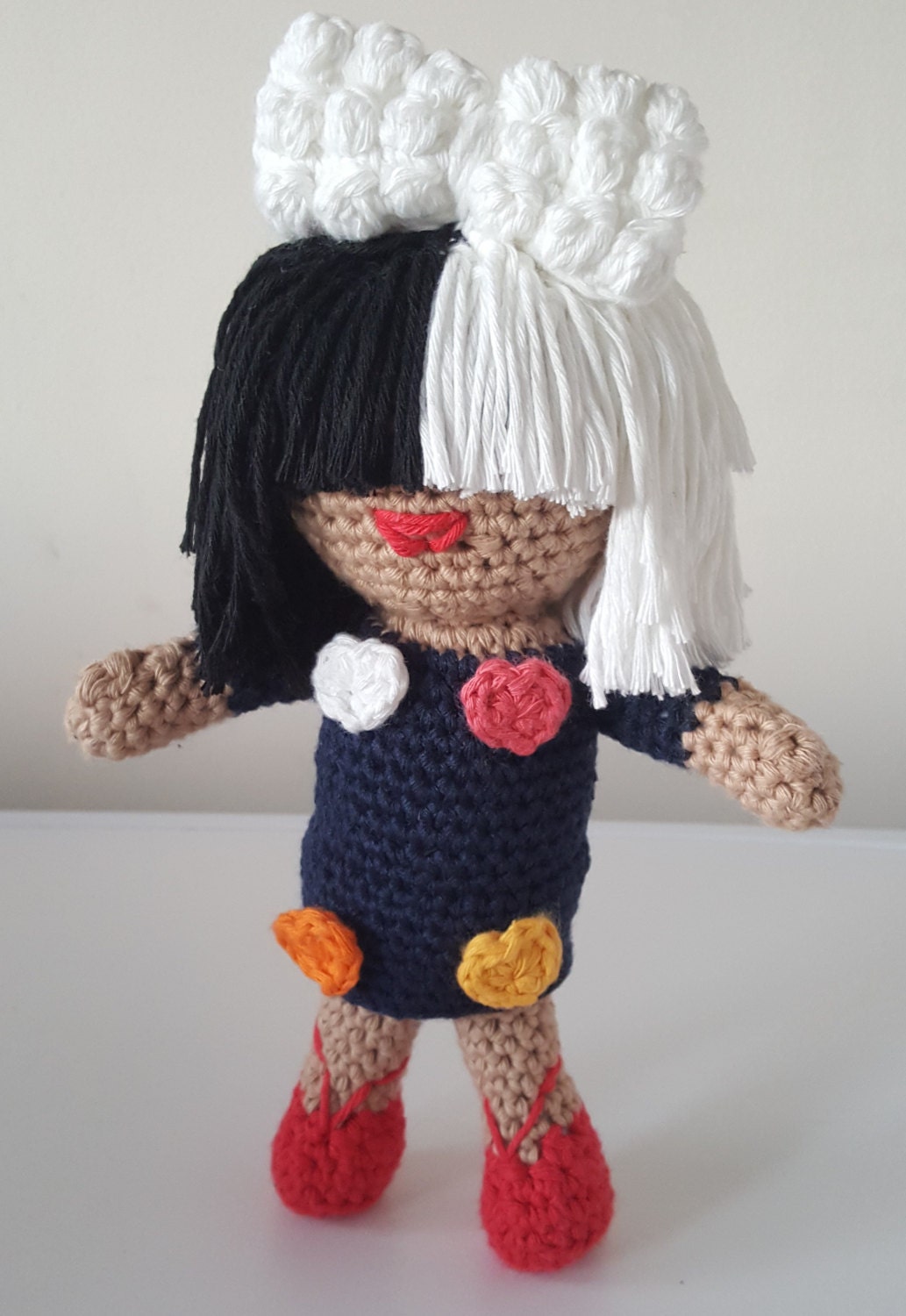Sia Inspired Crochet Doll Pattern Amigurumi PDF Instant - Etsy UK