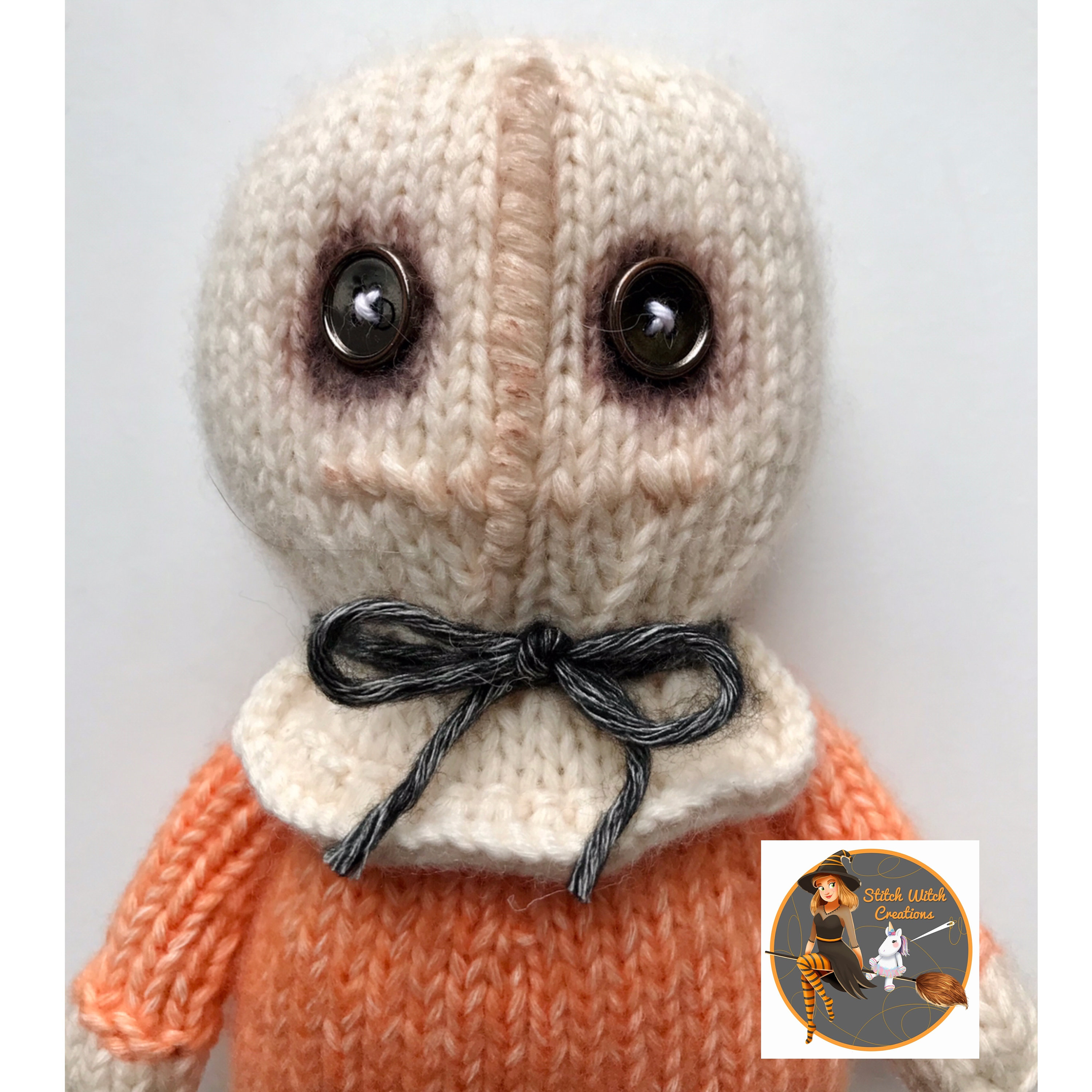 Halloween Man Knitting Pattern: SWC Sam Knitted Toy (PDF Download ...