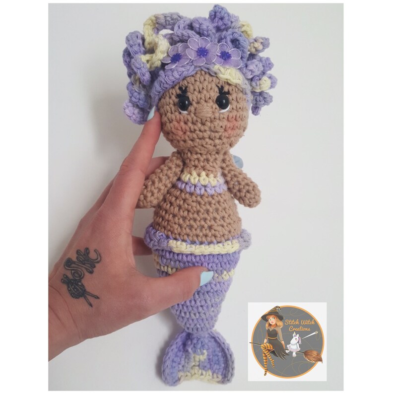 SWC Small Crochet Mermaid Pattern Amigurumi PDF Instant - Etsy