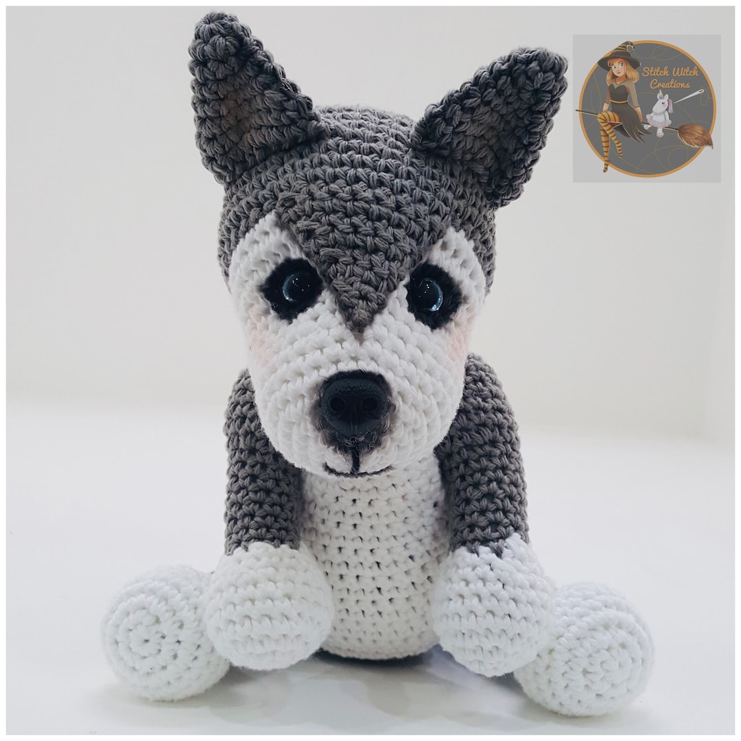 HUSKY Dog Crochet Pattern - Amigurumi PDF Instant Download - Dog ...