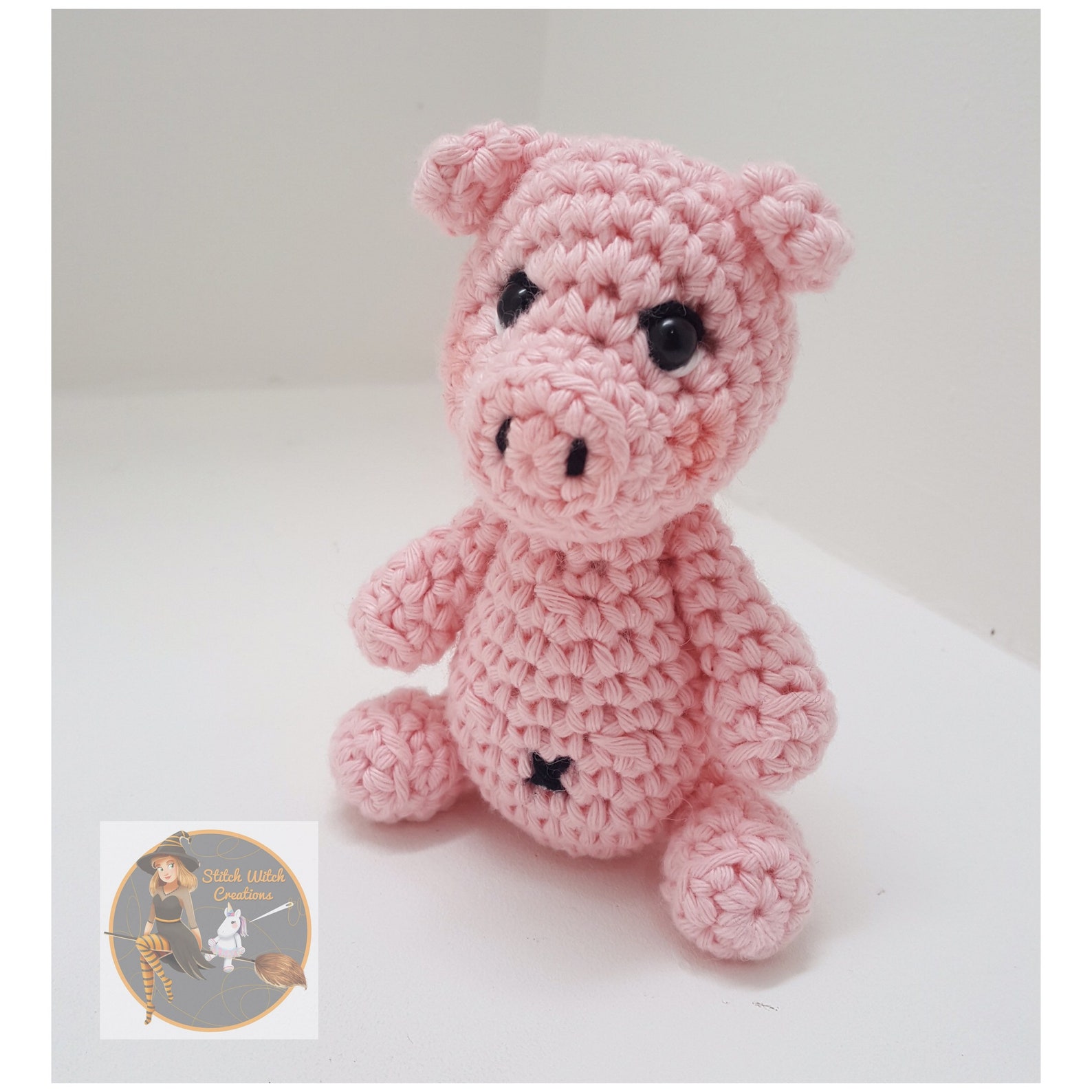 Pearl the Mini Pig - SWC Minis Farmyard Collection - Amigurumi Crochet ...