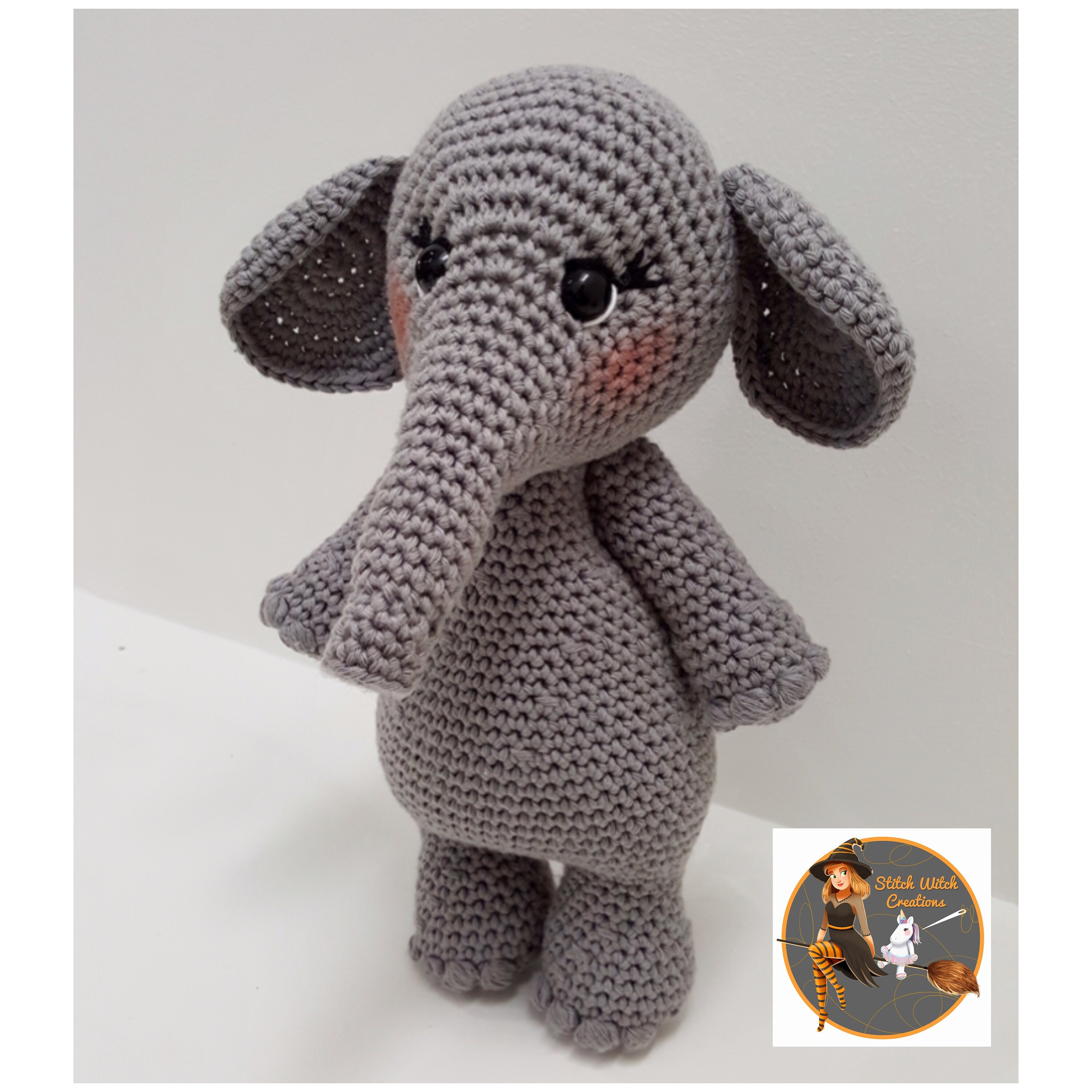 SWC LARGE ELEPHANT Crochet Pattern Amigurumi Crochet Pattern - Etsy UK