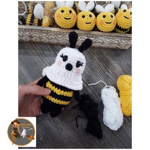 SWC "boo-bee"- Amigurumi Crochet Pattern - Pdf Instant Download - Bee ...
