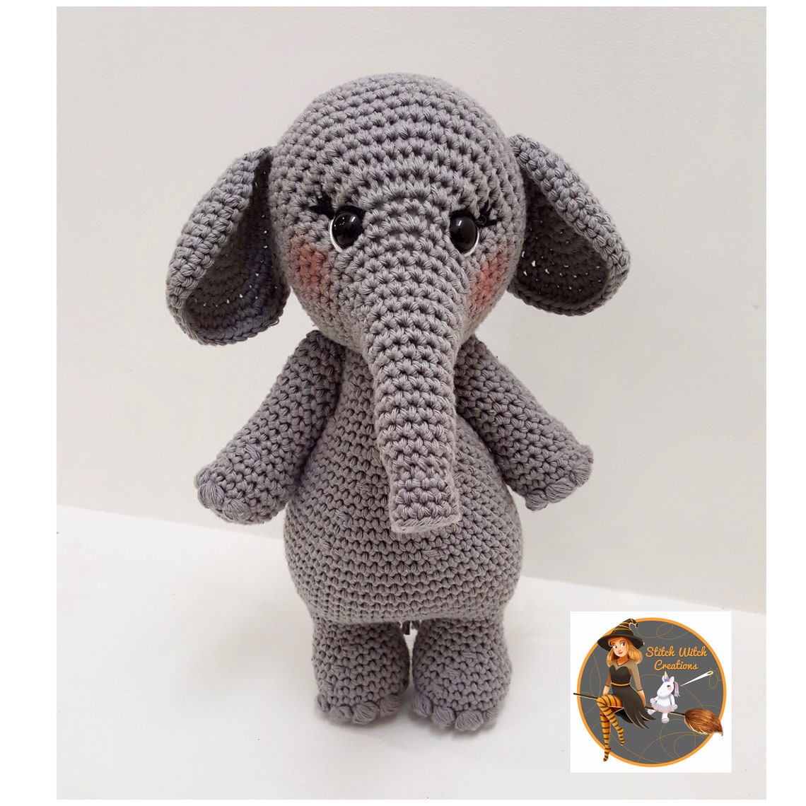 SWC LARGE ELEPHANT Crochet Pattern Amigurumi Crochet Pattern - Etsy UK