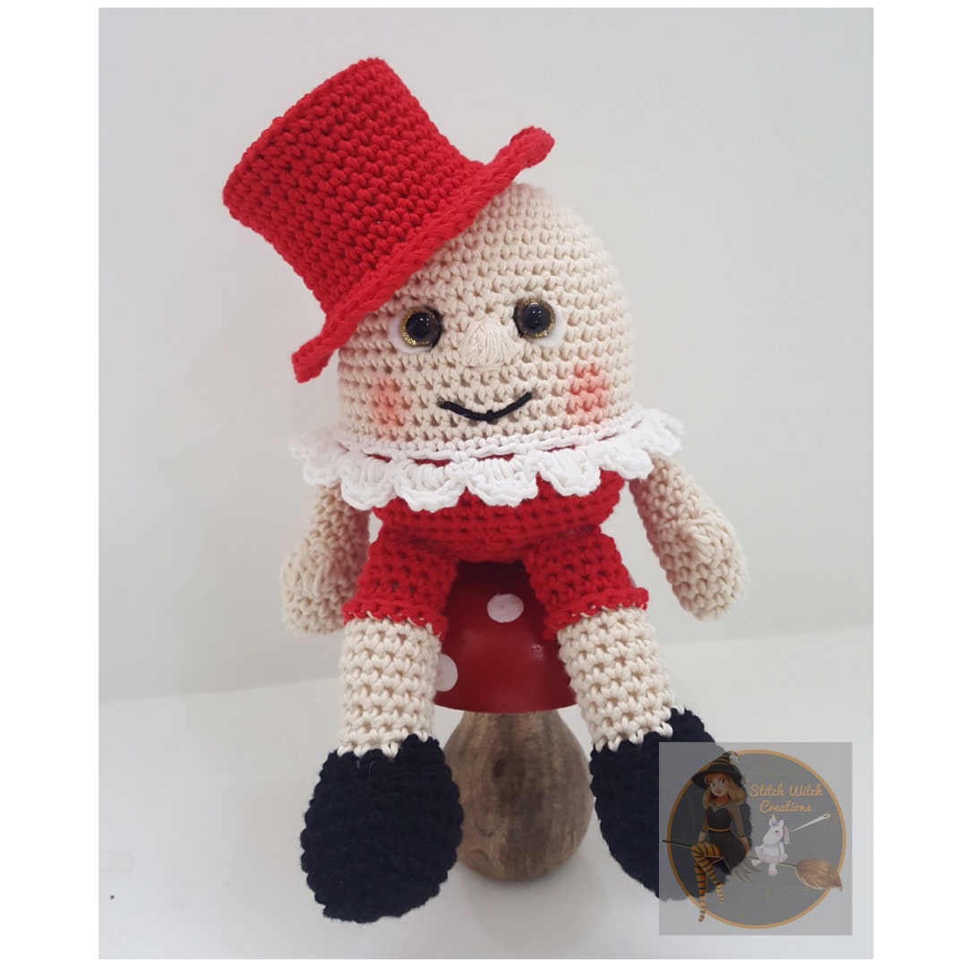 HUMPTY DUMPTY Crochet Pattern - PDF Instant Download - Amigurumi ...