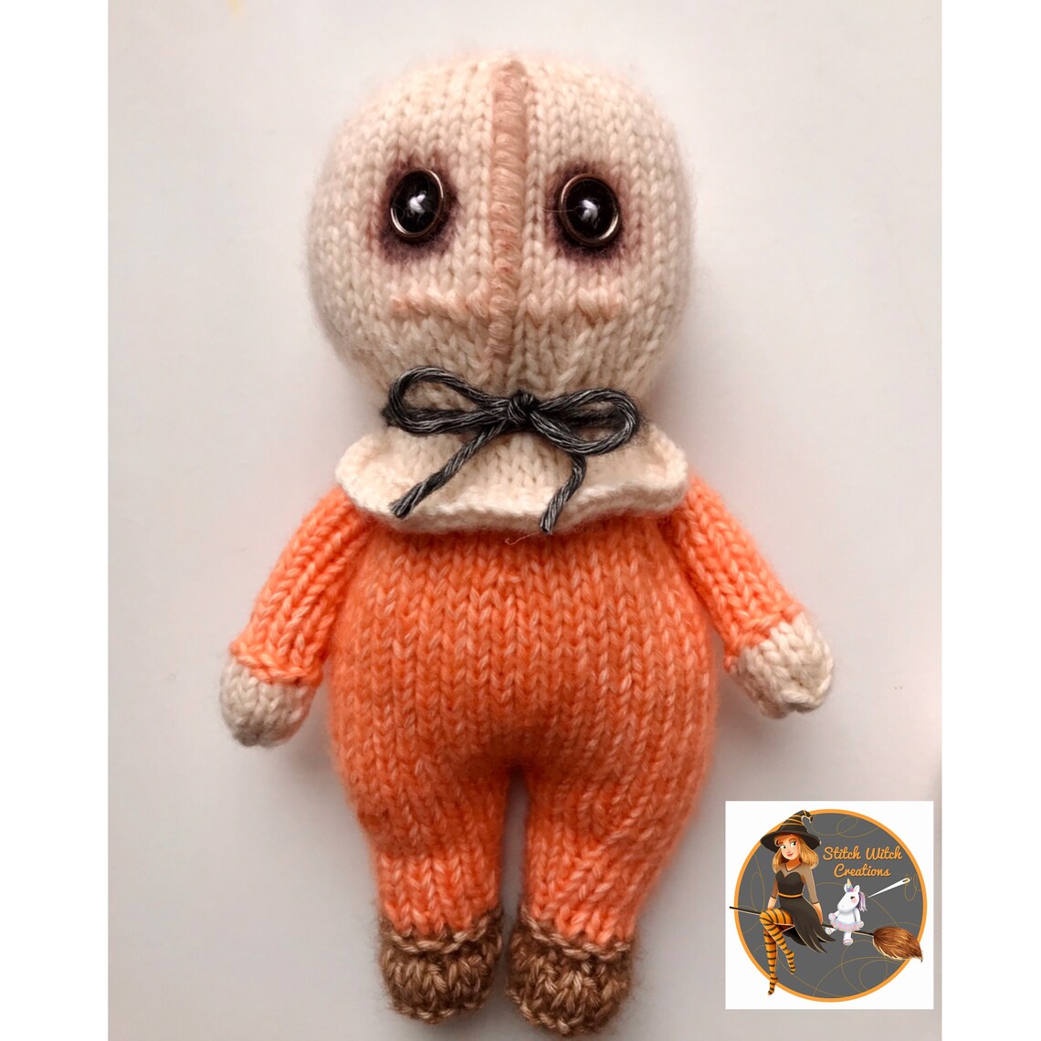 Halloween Man Knitting Pattern: SWC Sam Knitted Toy (PDF Download ...