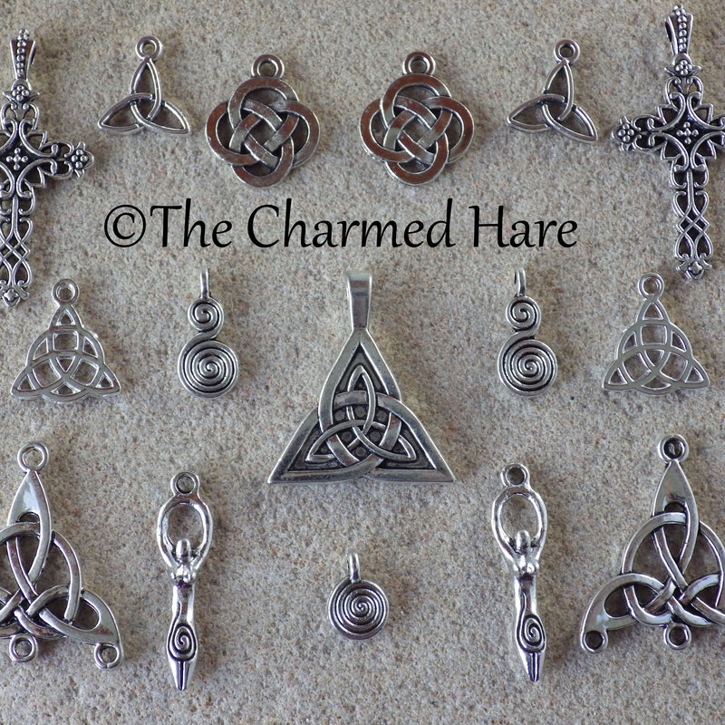 Celtic Knot Charms - Etsy