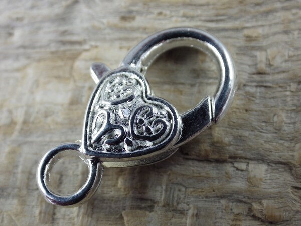 Sterling Silver Clasp Toggle Big Oval Jewelry Closure 925 - Etsy
