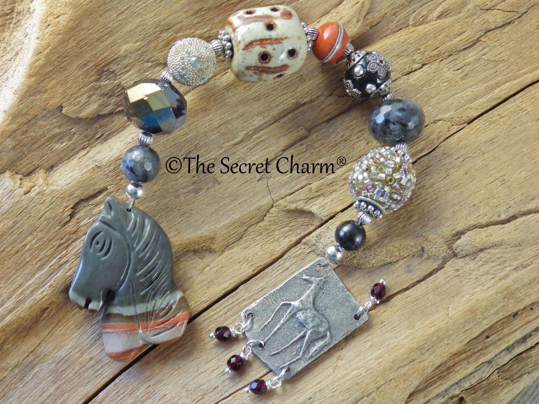 Goddess Rhiannon Epona Prayer Mala, Pocket Pagan Prayer Beads ...