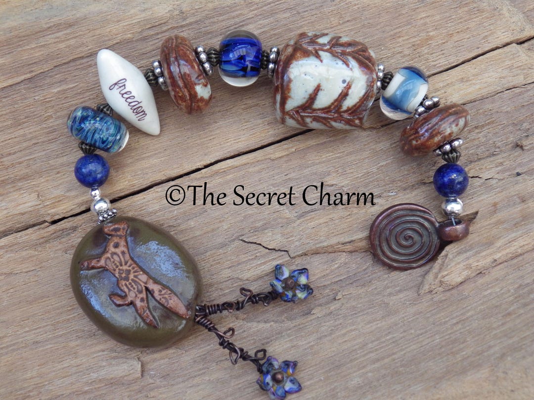 OOAK Animal Spirits Prayer Beads, Fox Pagan Rosary, Witches' Ladder ...