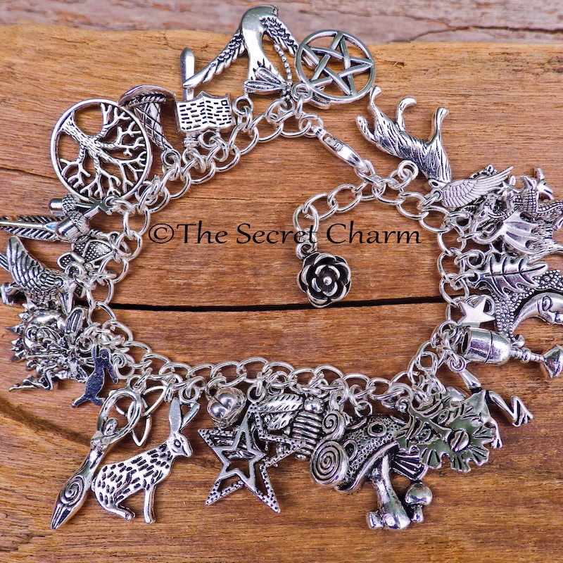 Witch Charm Bracelet - Etsy