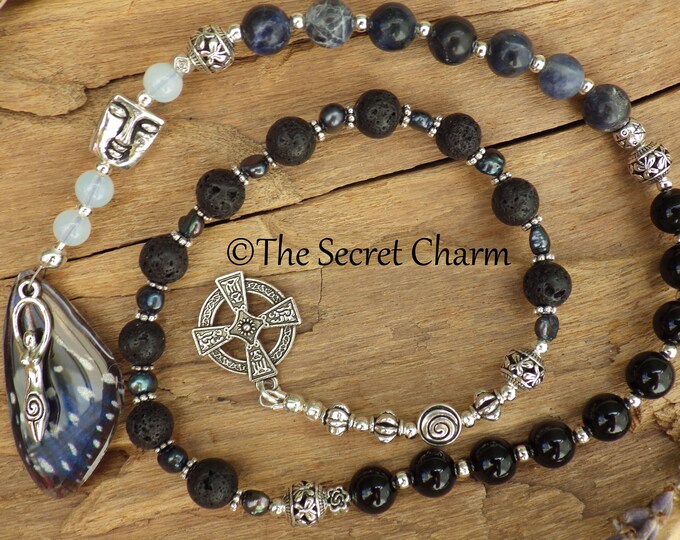 Freya Pagan Prayer Beads, Norse Goddess Rosary Talisman, Meditation ...