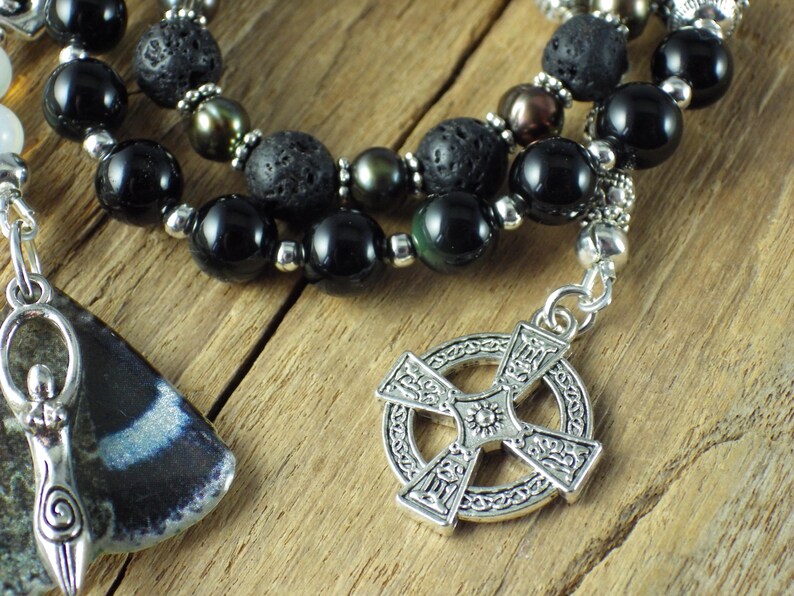 Freya Pagan Prayer Beads, Norse Goddess Rosary Talisman, Meditation ...
