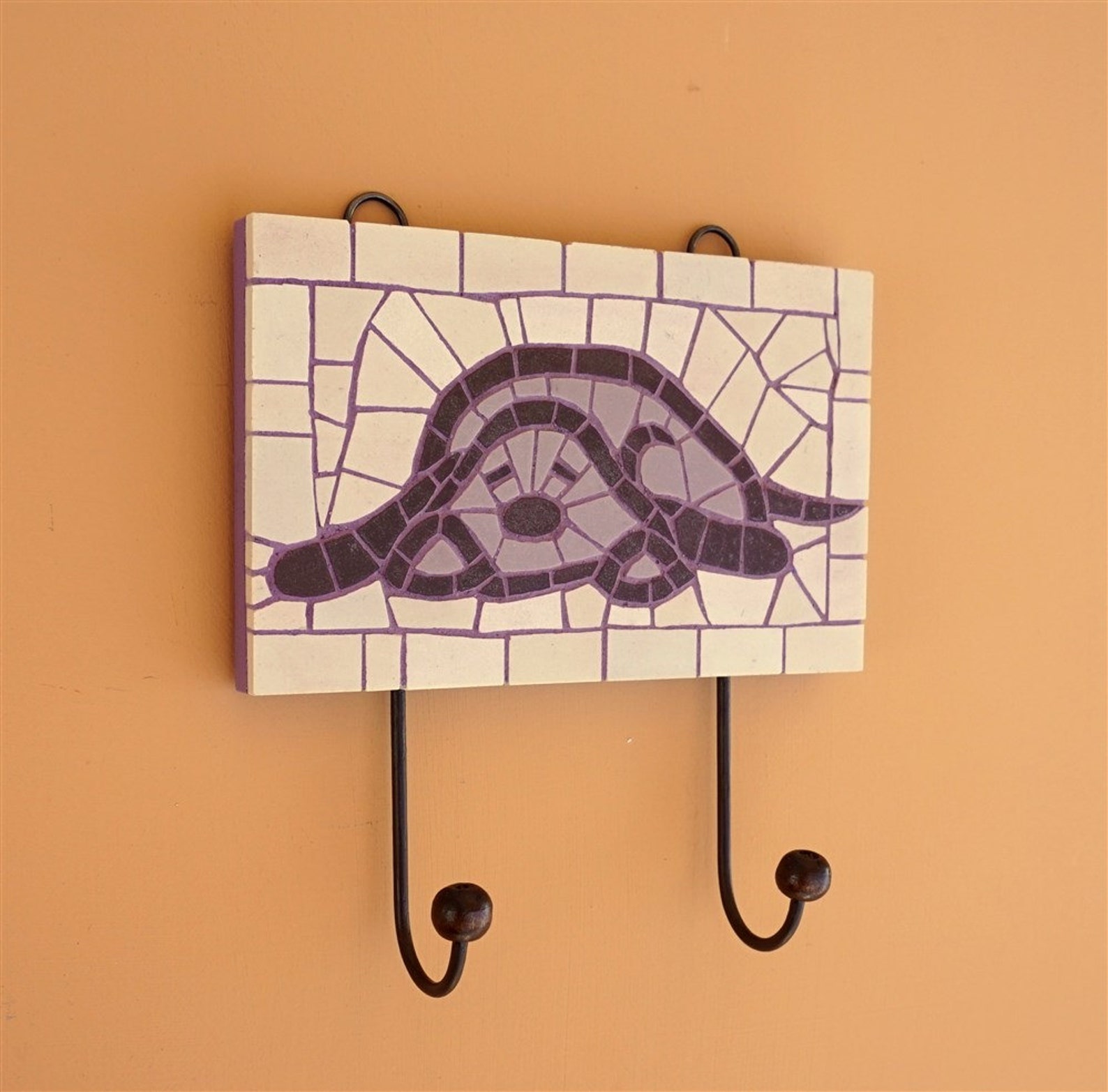 Double Hook Mosaic Hanger - Etsy