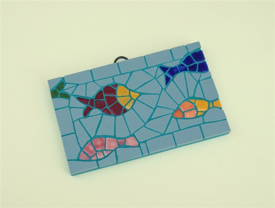 Funky Fish Wall Mosaic - Etsy