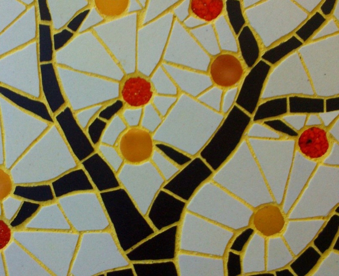 Mosaic Wall Art With Abstractcolourful Tree - Etsy