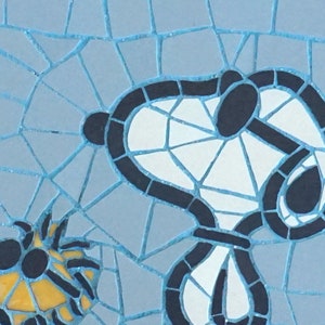 Funny Snoopy and Woodstock Summer Style Wall Mosaic Decor - Etsy