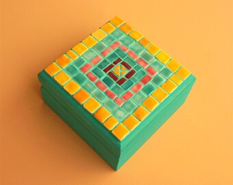 Mosaic Box | Etsy