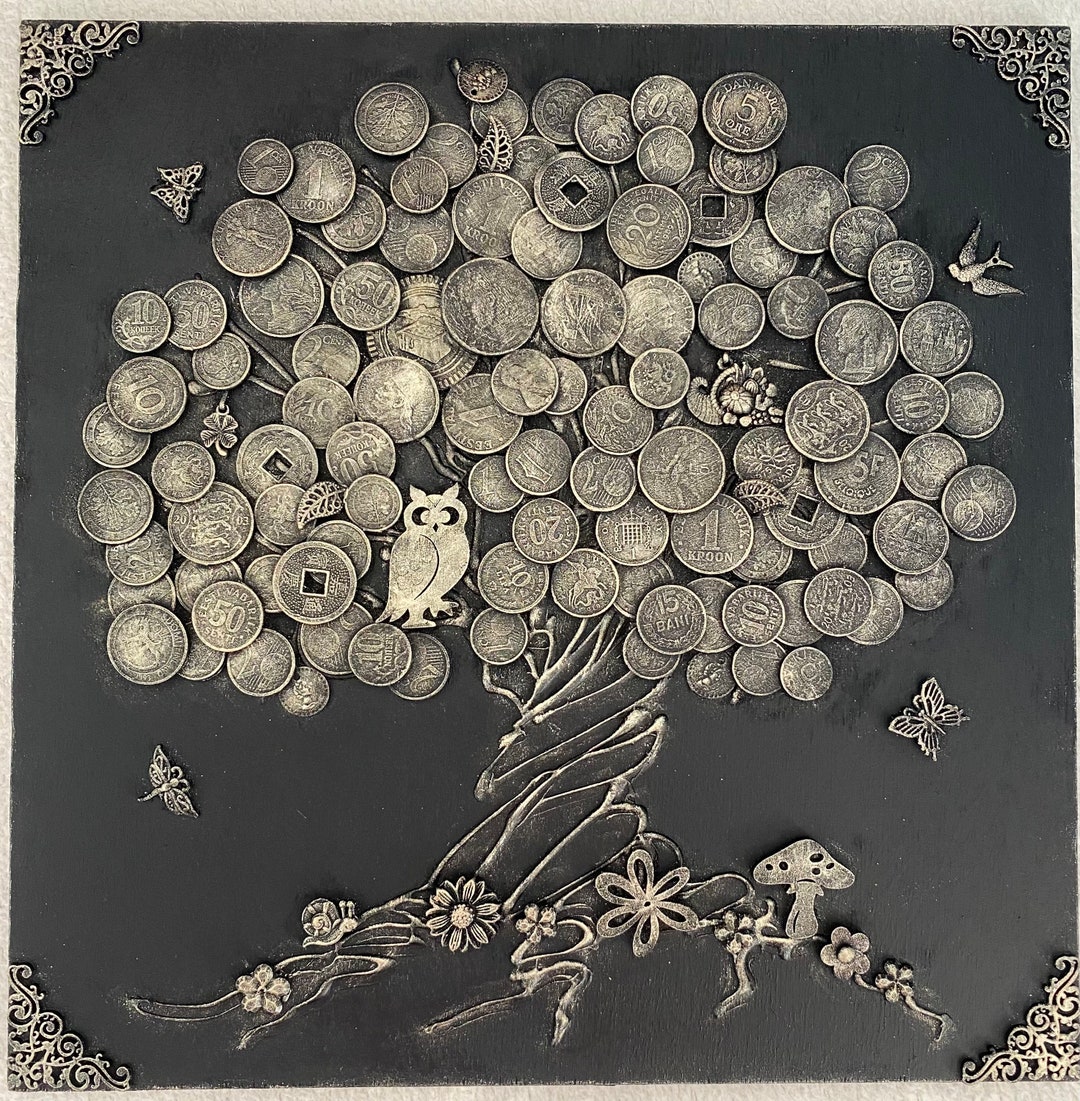 Lucky Charm money Tree HANDMADE - Etsy