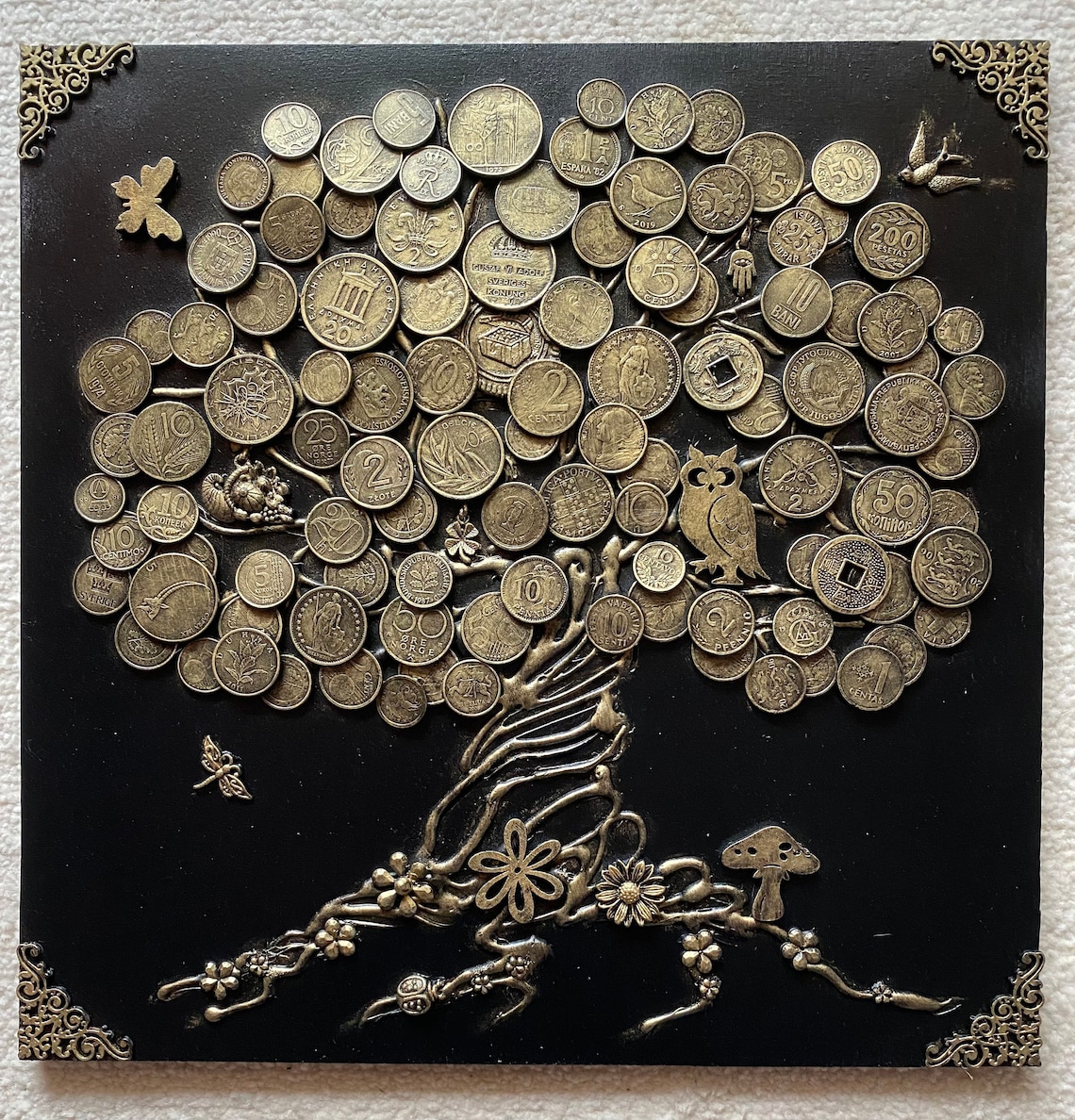 Lucky Charm money Tree HANDMADE - Etsy Canada