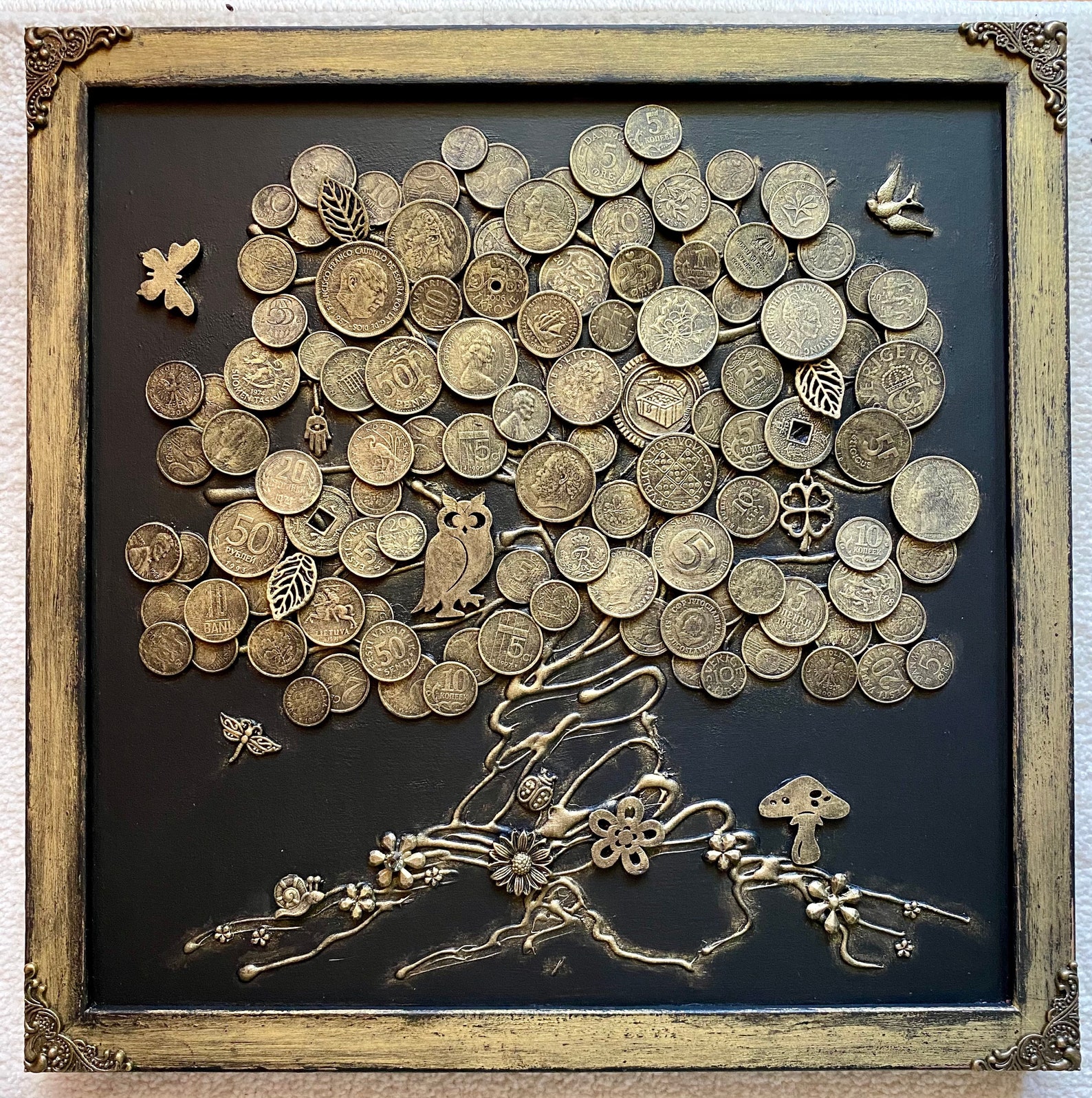 Lucky Charm money Tree HANDMADE - Etsy