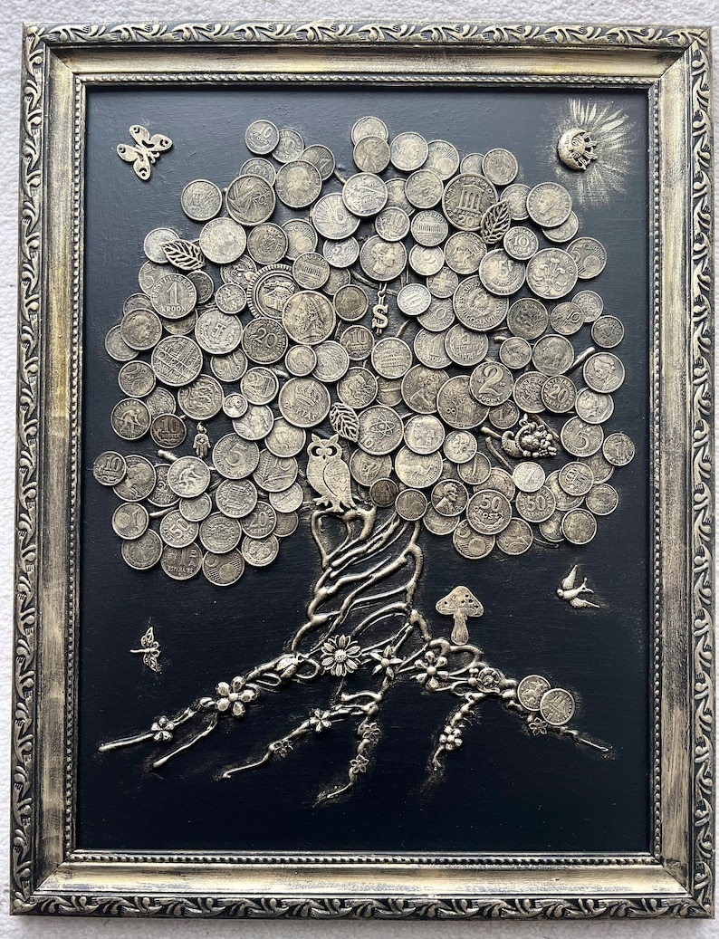 Lucky Charm money Tree HANDMADE - Etsy