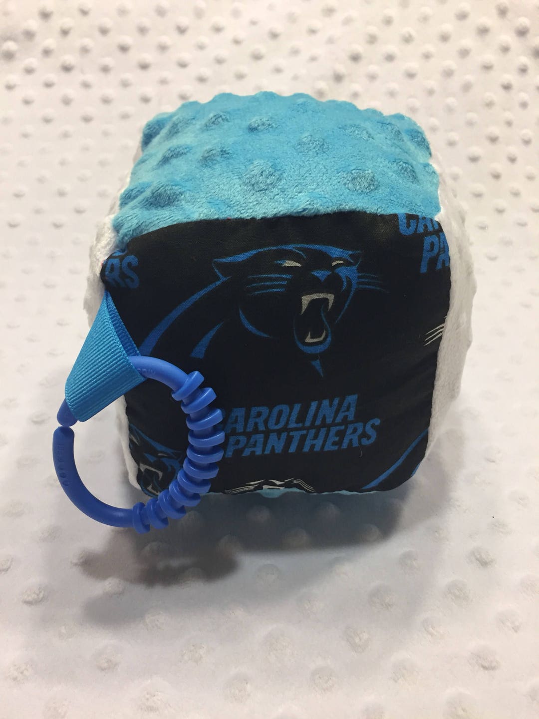 Sensory Block Panthers Inspired / Plush Block With Inside Rattler ...