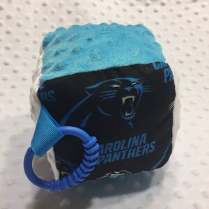 Sensory Block Panthers Inspired / Plush Block With Inside Rattler ...