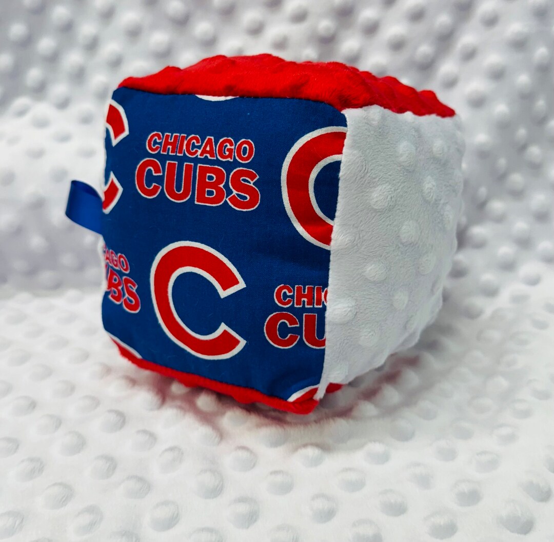 Chicago Cubs Inspired Baby Block / Chicago Cubs Inspired Baby Gift ...