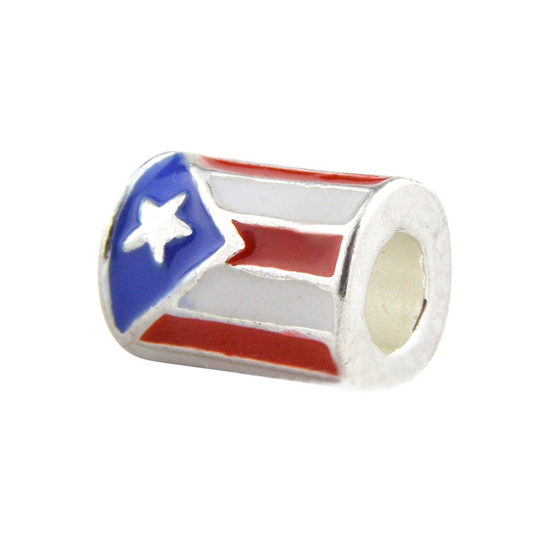 Puerto Rico Flag Charm for Bracelet or Necklace - Etsy