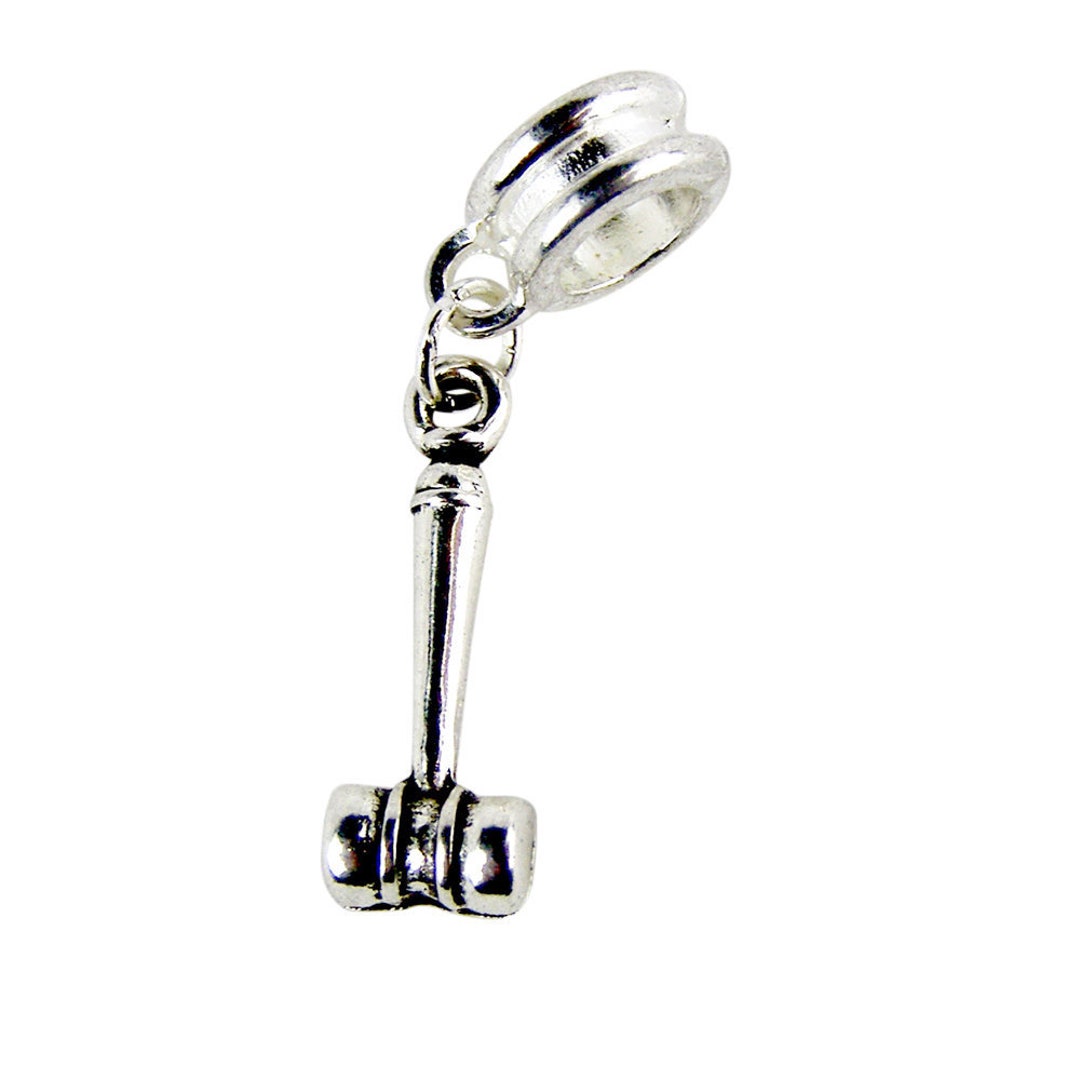 Gavel Mallet Charm for Bracelet or Necklace - Etsy