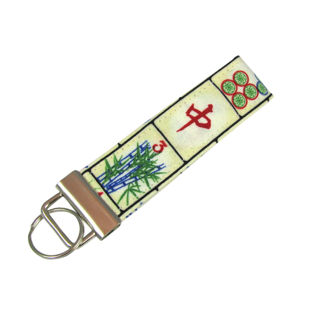 Mahjong, Mahjongg Key Chain / Key Fob Personalized With Optional ...