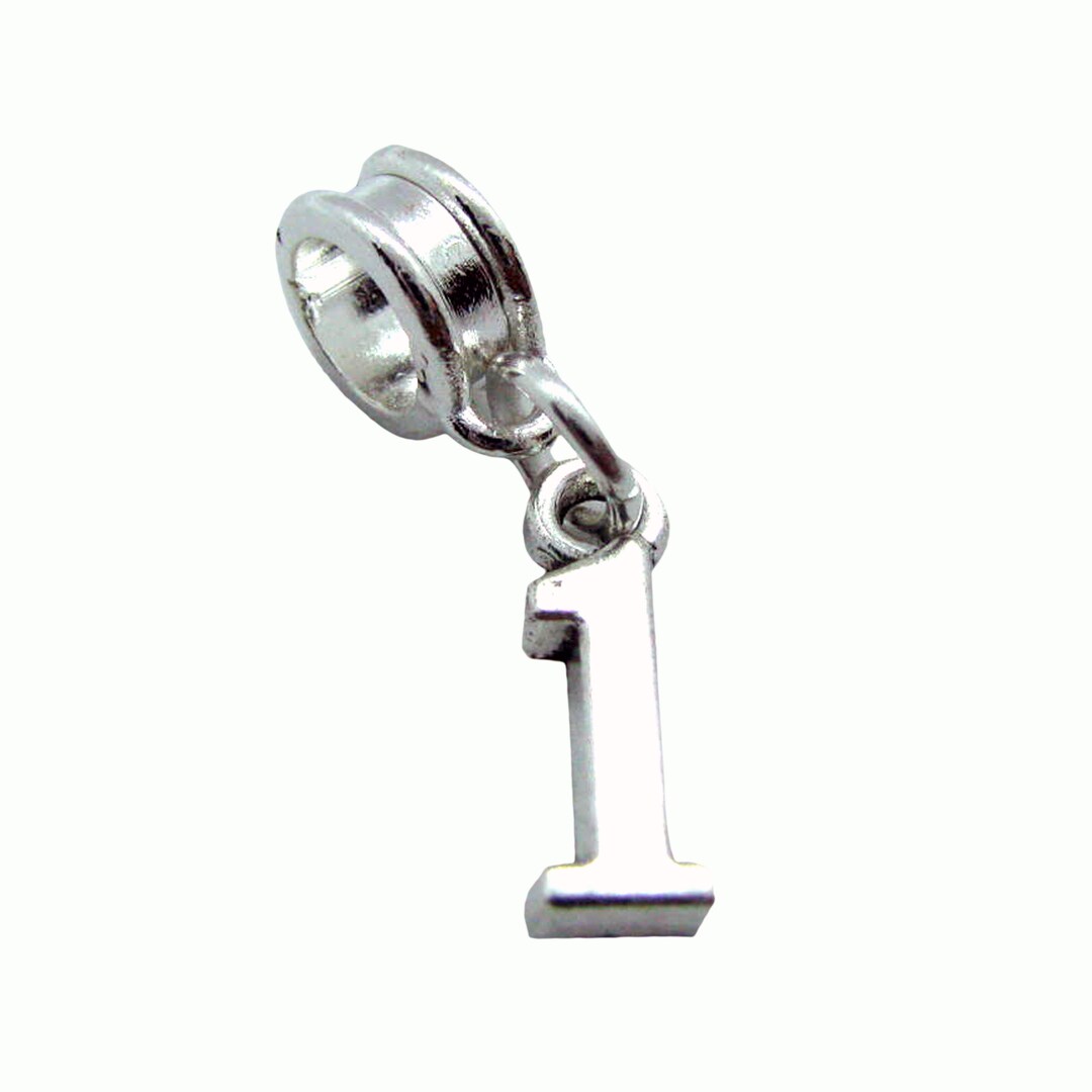 Number One Charm for Bracelet or Necklace - Etsy