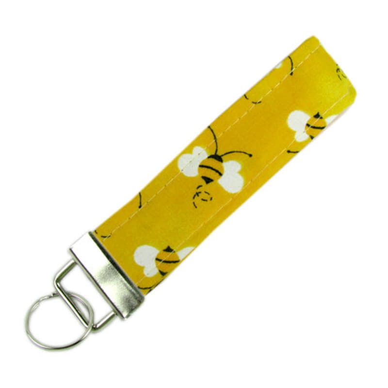 Bee Key Chain - Etsy