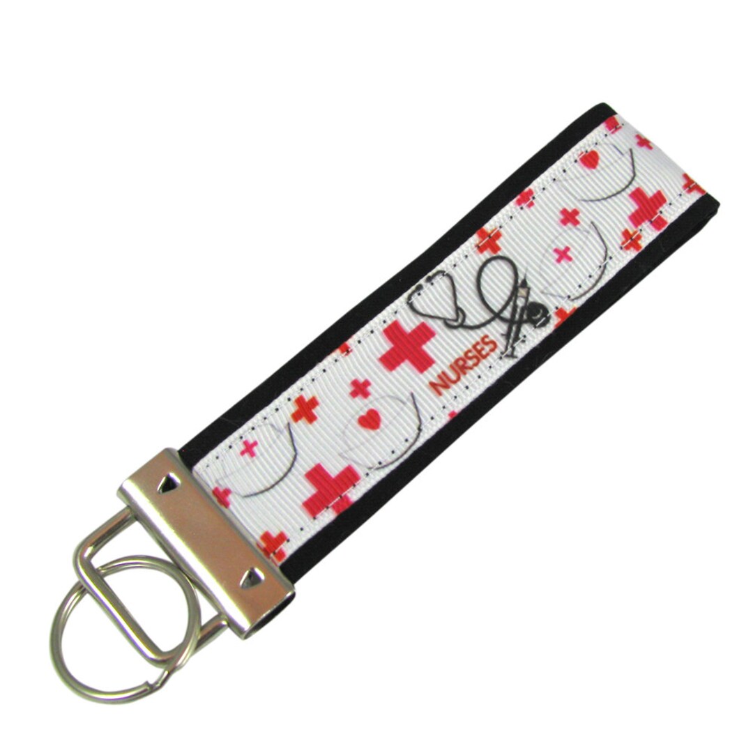 Personalized Key Chain / Key Fob Nurses Nursing With Optional Initials ...