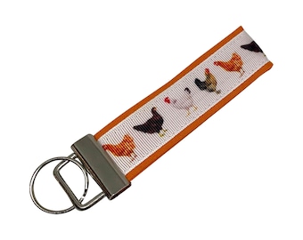 Chicken Key Chain - Etsy