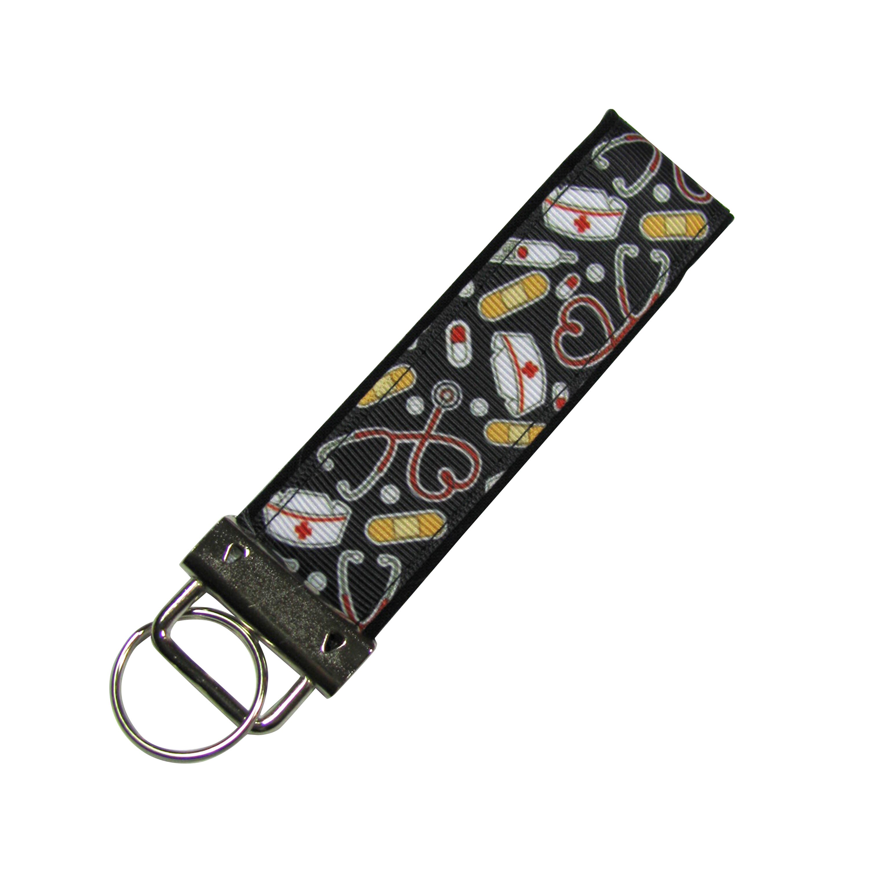 Personalized Key Chain / Key Fob Nurse Nursing With Optional Initials ...