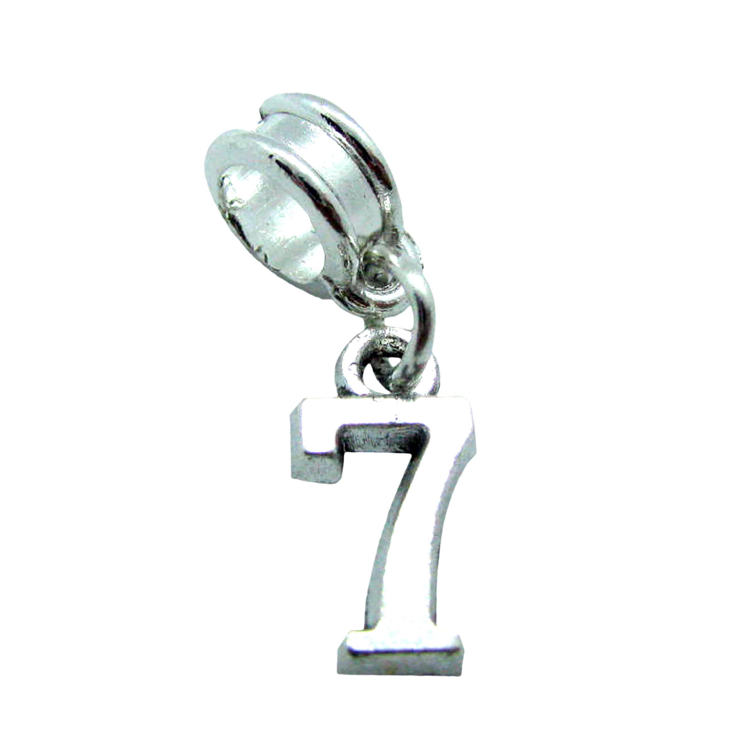 Number 7 pandora charm store