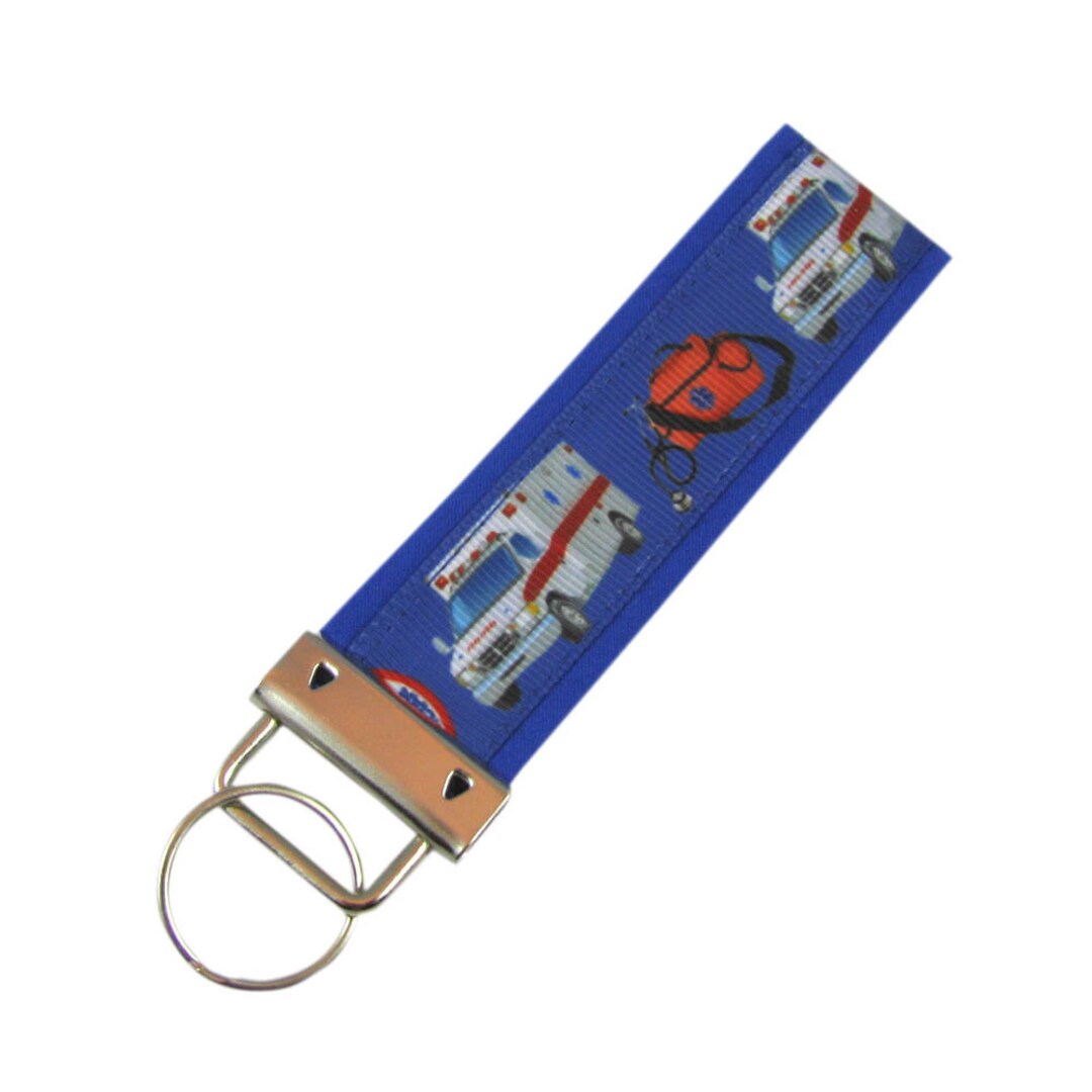 Personalized Key Chain / Key Fob EMT First Responder Paramedic With ...
