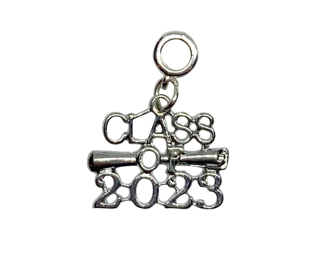 Class of 2023 Graduation Charm, Diploma Gift, Diploma Charm, Bracelet Charm, Necklace Charm ...