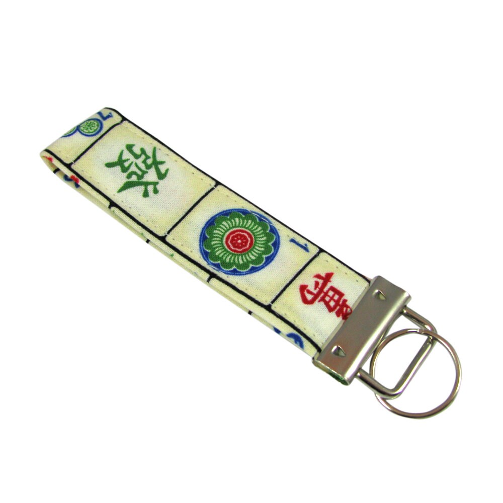 Mahjong, Mahjongg Key Chain / Key Fob Personalized With Optional ...