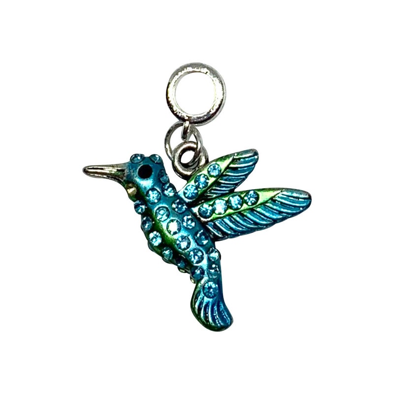 Hummingbird Charm - Etsy
