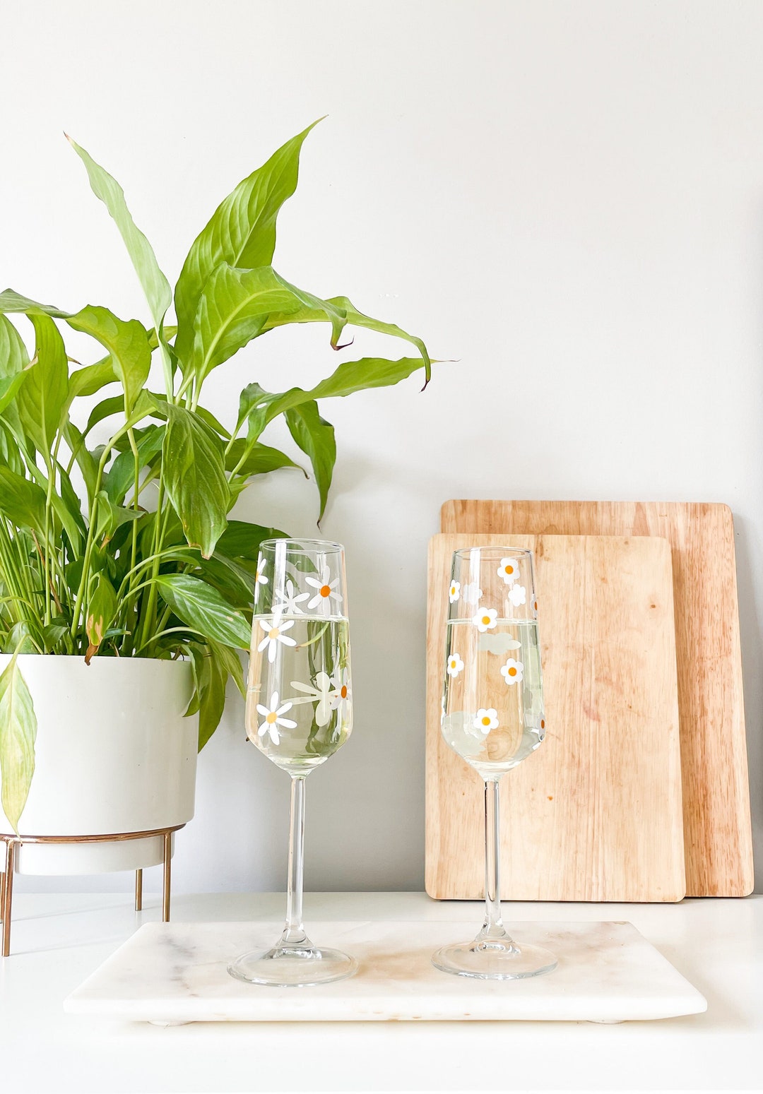 Flower Prosecco Glass - Etsy