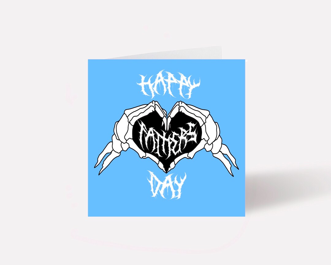 Happy Fathers Day Card, Goth Dad, Emo Dad, Elder Emo, Pastel Goth ...