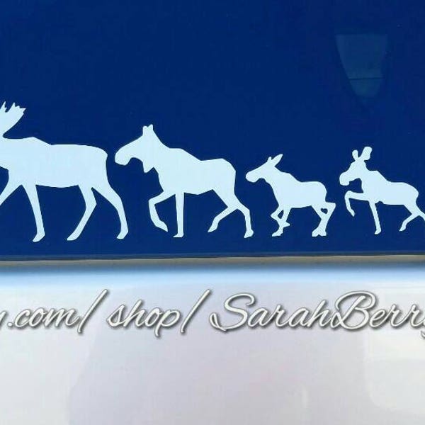 Moose Family - Etsy