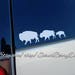 Buffalo Family Window Decal Family of Bison Window Decals stick Figure ...