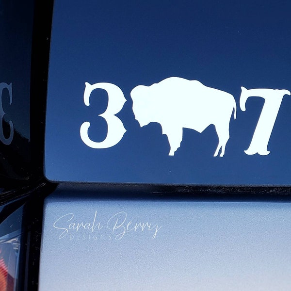 Wyoming 307 Window Decal - Etsy
