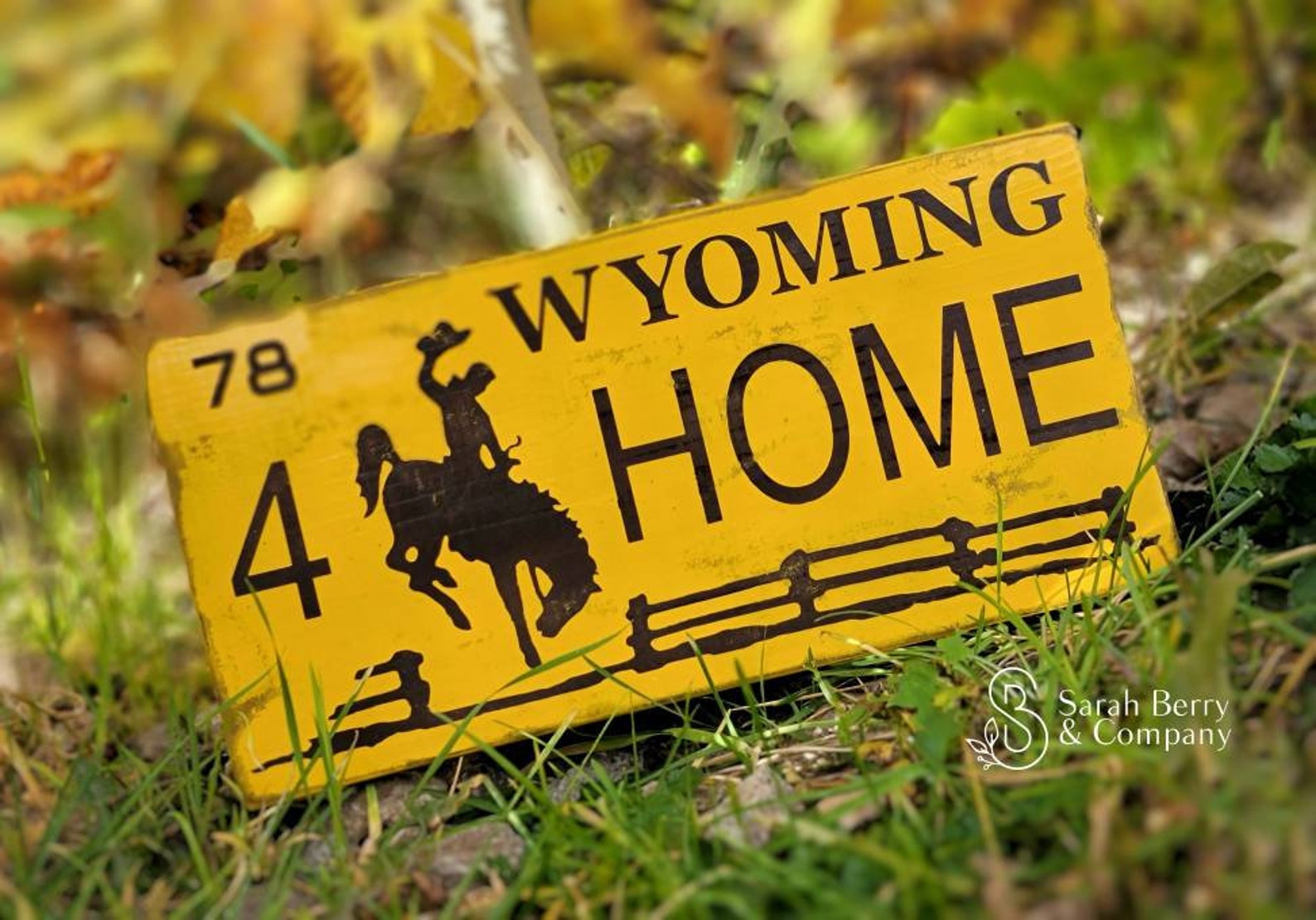 Wyoming HOME License Plate Custom Wooden Wyoming License - Etsy