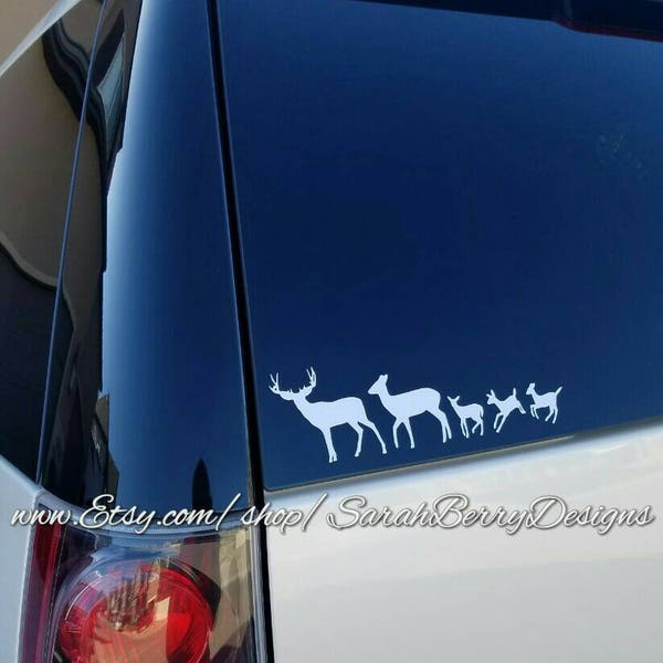 Back Window Deer Decal - Etsy