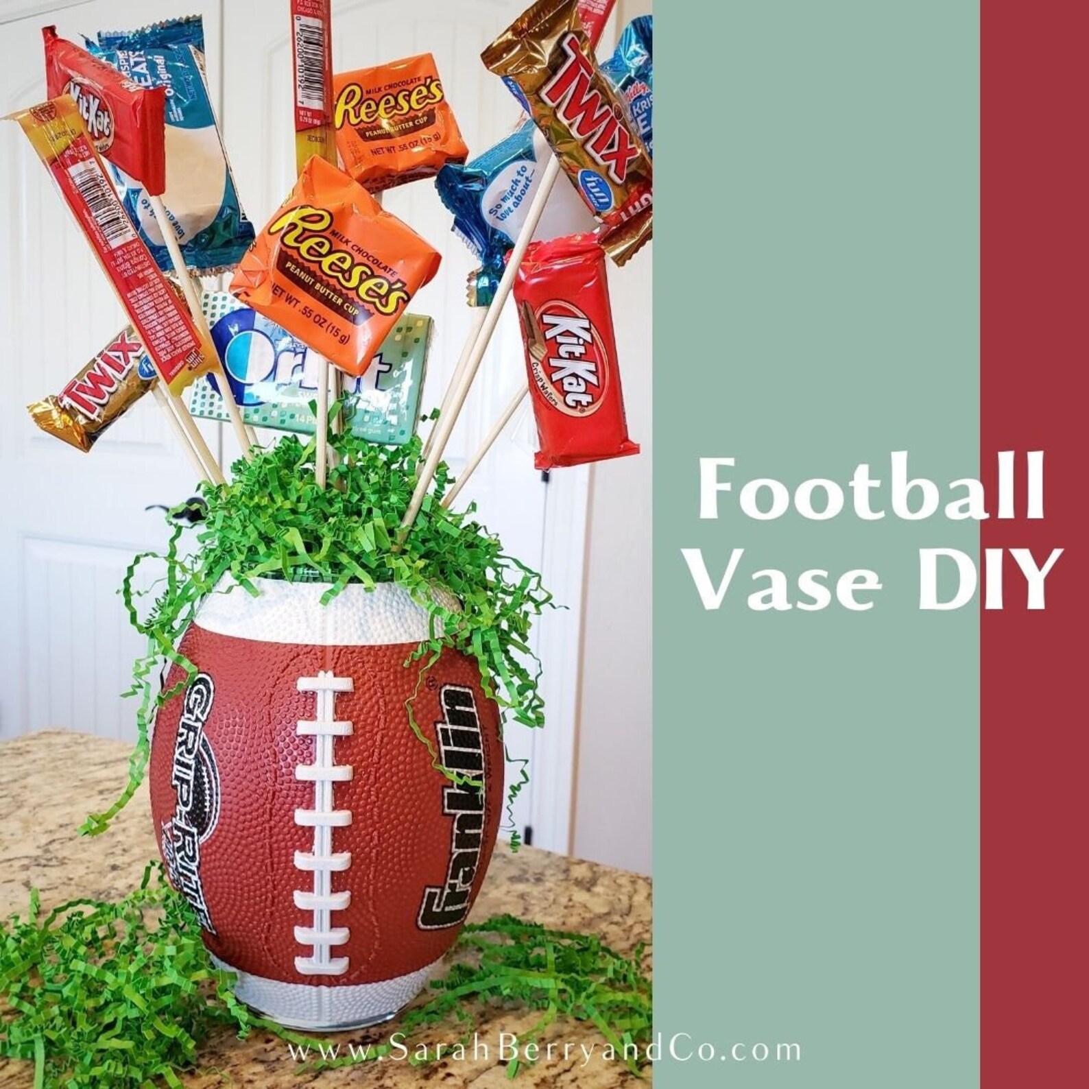 Football Vase DIY Video Tutorial Instant Download Football - Etsy